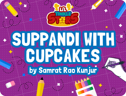 Suppandi with Cupcakes - Samrat Rao Kunjur - Tinkle