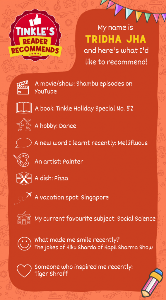 Tinkle's Reader Recommends feat. Tridha Jha - Tinkle