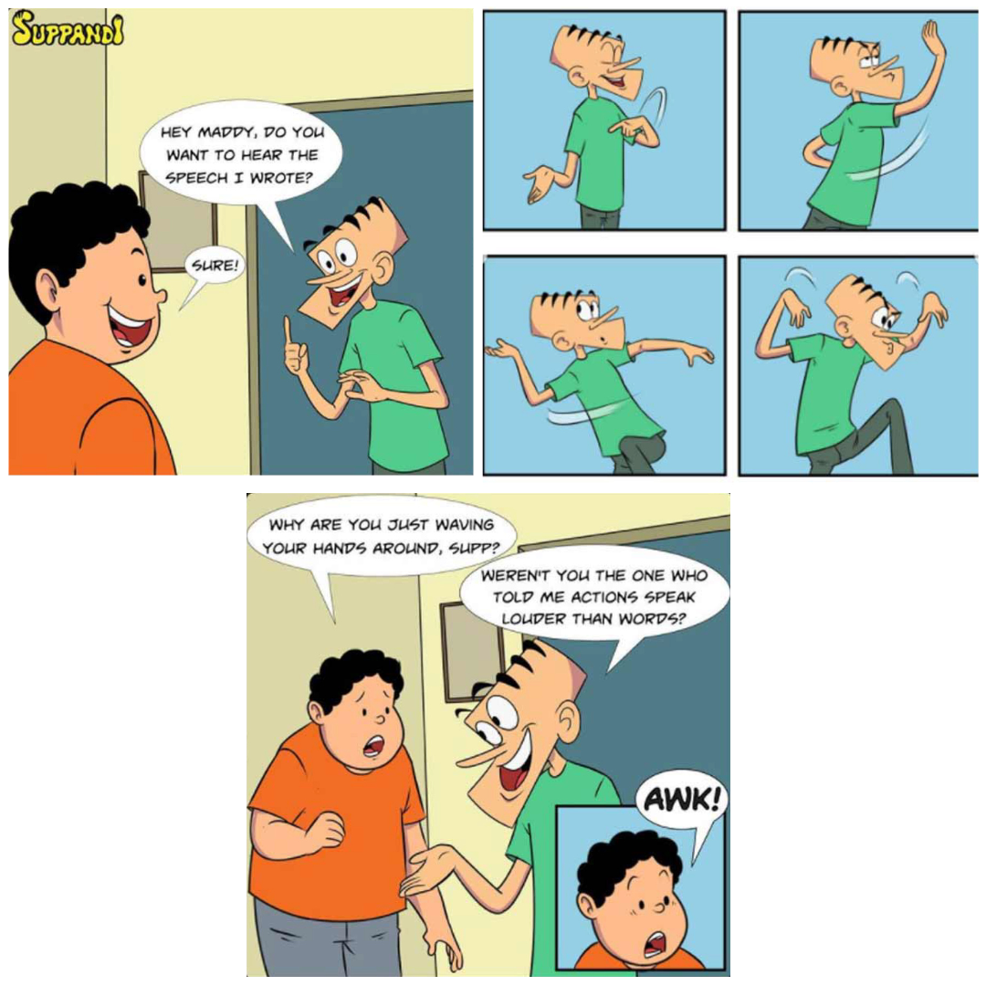 Actions Speak Louder than Words, Really? - Tinkle Actions Speak Louder than Words, Really? - Tinkle