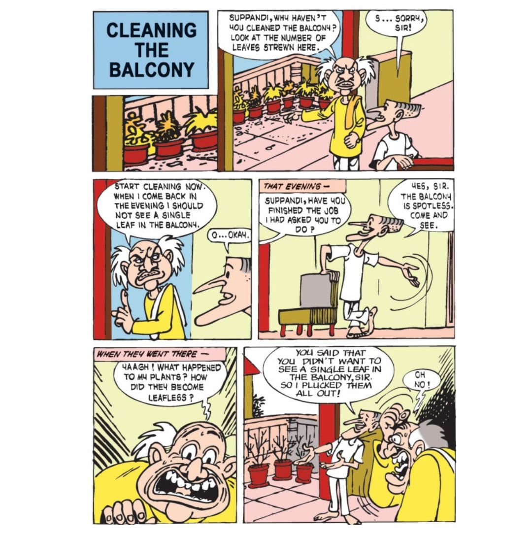 Cleaning The Balcony - Tinkle Cleaning The Balcony - Tinkle